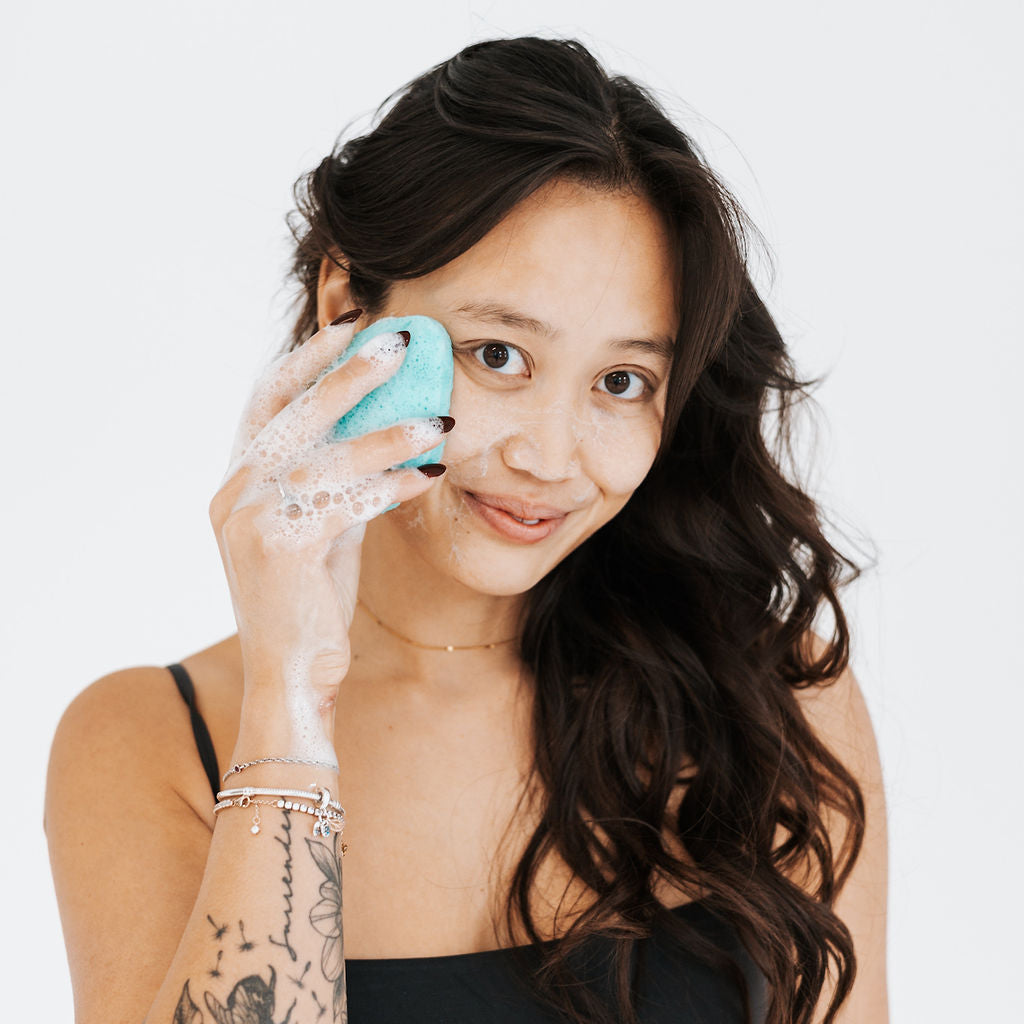 Konjac Facial Sponge | Cleanse + Refresh | Oil Control & Calming by Aspera